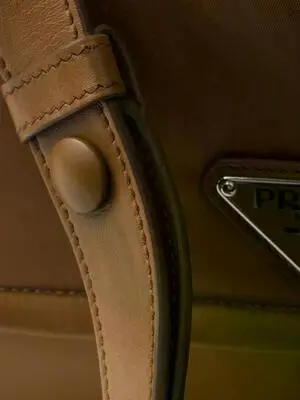 Prada Small Padded Shoulder Bag - Brown
