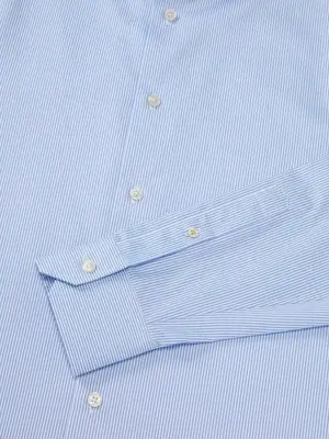 Robert Talbott Reynolds Mini Stripe Twill Classic Fit Shirt - Blue
