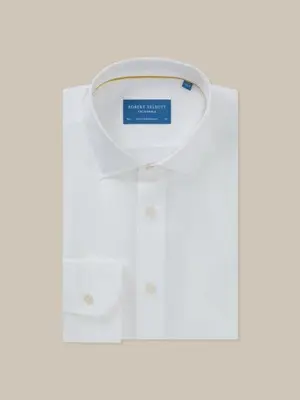 Robert Talbott Reynolds Twill Contemporary Fit Shirt - White