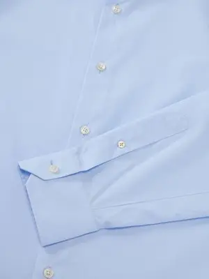 Robert Talbott Reynolds Light Weight Poplin Contemporary Fit Shirt - Light Blue