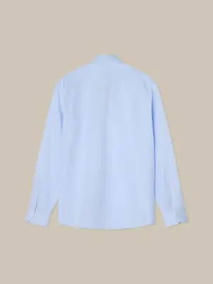 Robert Talbott Reynolds Light Weight Poplin Classic Fit Shirt - Light Blue