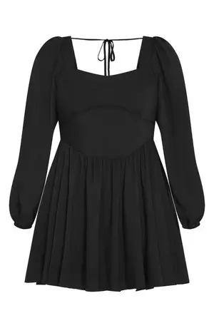 City Chic Cordelia Long Sleeve Minidress