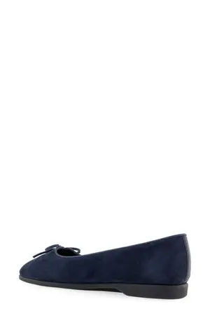 Aerosoles Novia Ballet Flat - Navy Suede