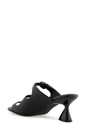 Aerosoles Jenna Slide Sandal - Black Leather