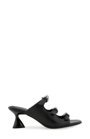 Aerosoles Jenna Slide Sandal - Black Leather