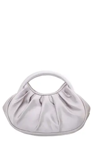 Nina Bren Top Handle Bag - Silver