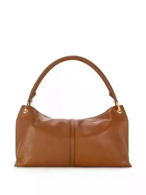 Elisabetta Franchi Medium Boulevard Leather Handbag - Brown