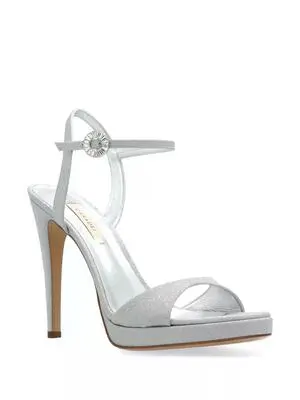 Casadei 130mm Michelle Glitter Sandals