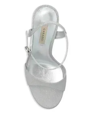 Casadei 130mm Michelle Glitter Sandals
