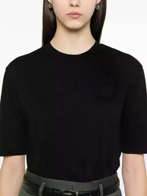 Moncler Logo-patch T-shirt - Black