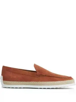 TOD'S Suede Loafers - Orange