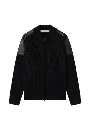 GOLDEN GOOSE Panelled Cardigan - Black