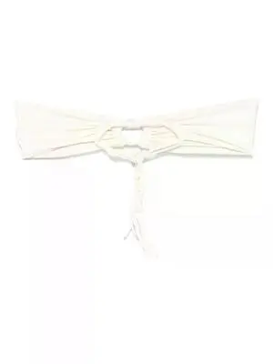 JIL SANDER Bandeau Bikini Top - Neutrals