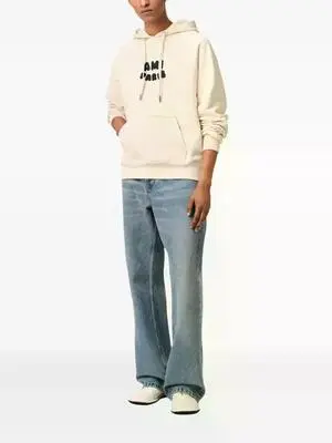 AMI Paris Logo-appliqué Hoodie