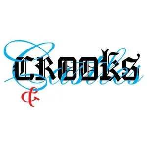 CROOKS & CASTLES Overlay Script Logo Short Sleeve Graphic T-shirt - White