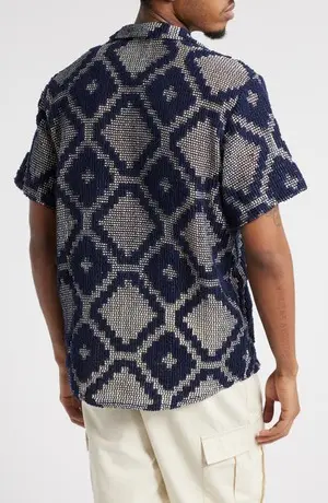 Oas Trastevere Cuba Crochet Camp Shirt - Muli