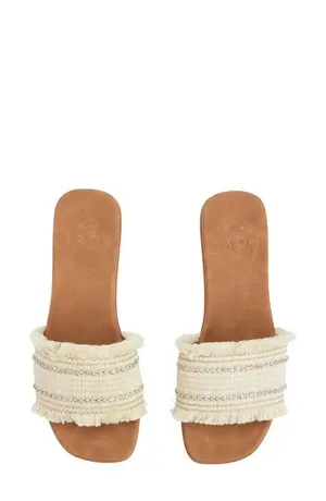 Roxy Positano Fringe Slide Sandal