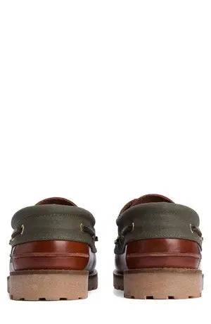 Barbour Deck Boat Shoe - Mahogany