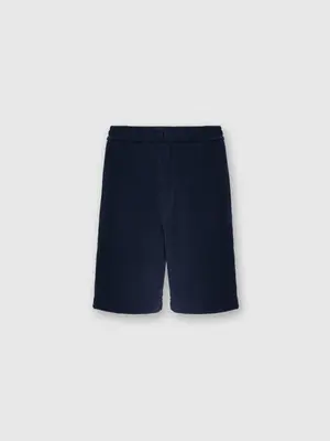 Missoni Cotton Shorts With Zigzag Insert - Blue