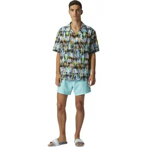 Missoni Tonal Zigzag Swim Trunks - Turquoise