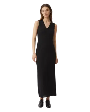 Veronica De Piante Brie Silk Crepe Crochet Dress