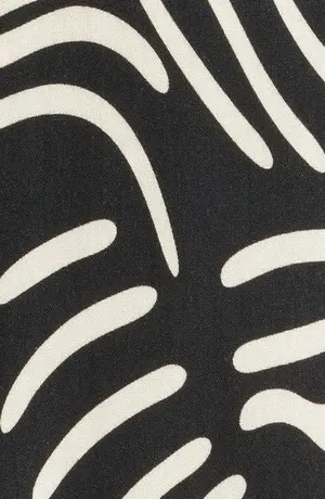 Oas Lorenzo Abstract Botanic Print Viscose Camp Shirt
