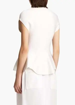 Khaite Andra Knit Top - Glaze
