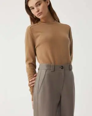 Veronica De Piante Avery Nappa Leather Trousers