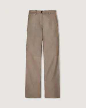 Veronica De Piante Avery Nappa Leather Trousers