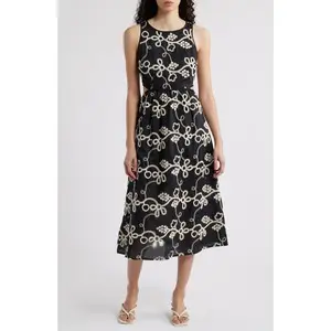 sam edelman rope embroidered eyelet maxi dress Sam Edelman Women's Rope-Embroidered Eyelet Dress - Dresses & Skirts - Free  Shipping