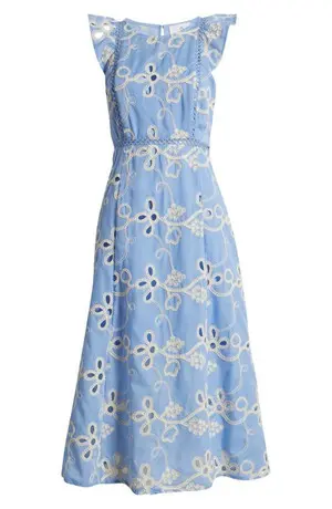 Sam Edelman A-line Dress - Light Blue