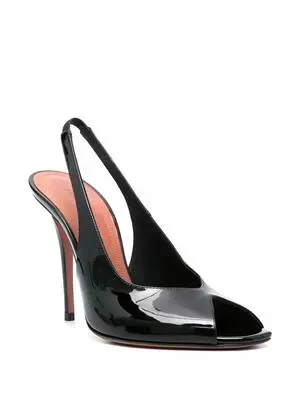 Amina Muaddi Kristina 105mm Slingback Pumps
