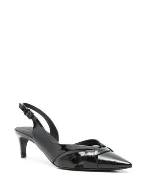 DEL CARLO 50mm Paris Pumps - Black