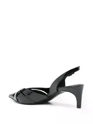DEL CARLO 50mm Paris Pumps - Black