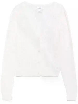 BARRIE Cashmere Cardigan - White
