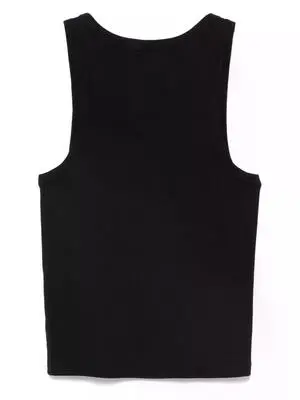 CHARLES JEFFREY Logo-embroidered Tank Top