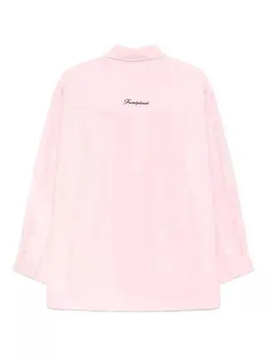 B+AB Logo-embroidered Long-sleeved Shirt - Pink