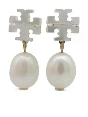 Tory Burch Moondance Pearl Drop Earrings