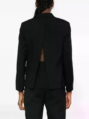 Noir Kei Ninomiya X Comme Des Garcons Cut-out Blazer