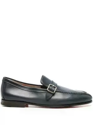 Santoni Single-buckle Loafers