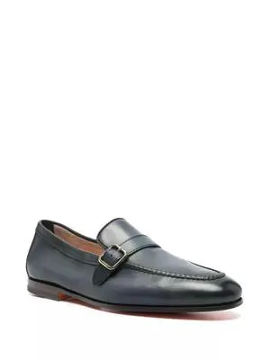 Santoni Single-buckle Loafers