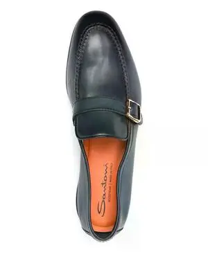 Santoni Single-buckle Loafers