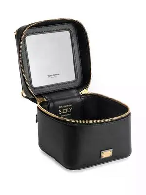 Dolce & Gabbana Sicily Cube Vanity Bag - Black