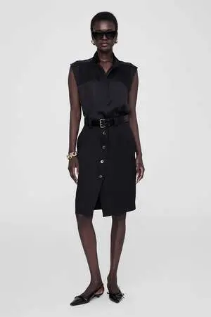 ANINE BING Zaire Knee-length Skirt - Black