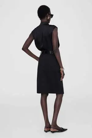 ANINE BING Zaire Knee-length Skirt - Black