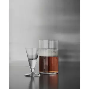 ORREFORS Geometry Schnaps Glass, Set Of 2
