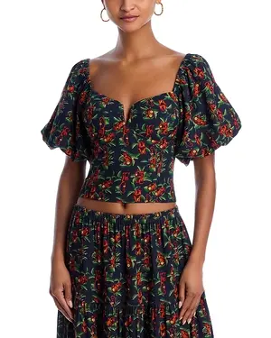Aqua The White Lotus X Monkey Print Top Exclusive