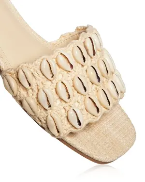 Aqua The White Lotus X Slide Sandals