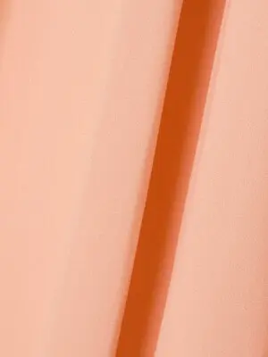 Alaïa Pleated Georgette Peplum Balloon Pants - Orange