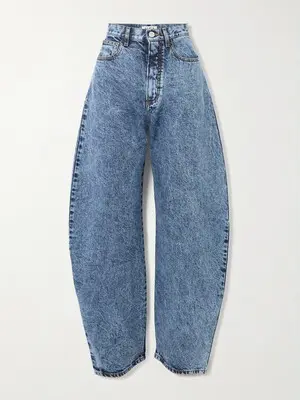 Alaïa High-rise Barrel-leg Jeans